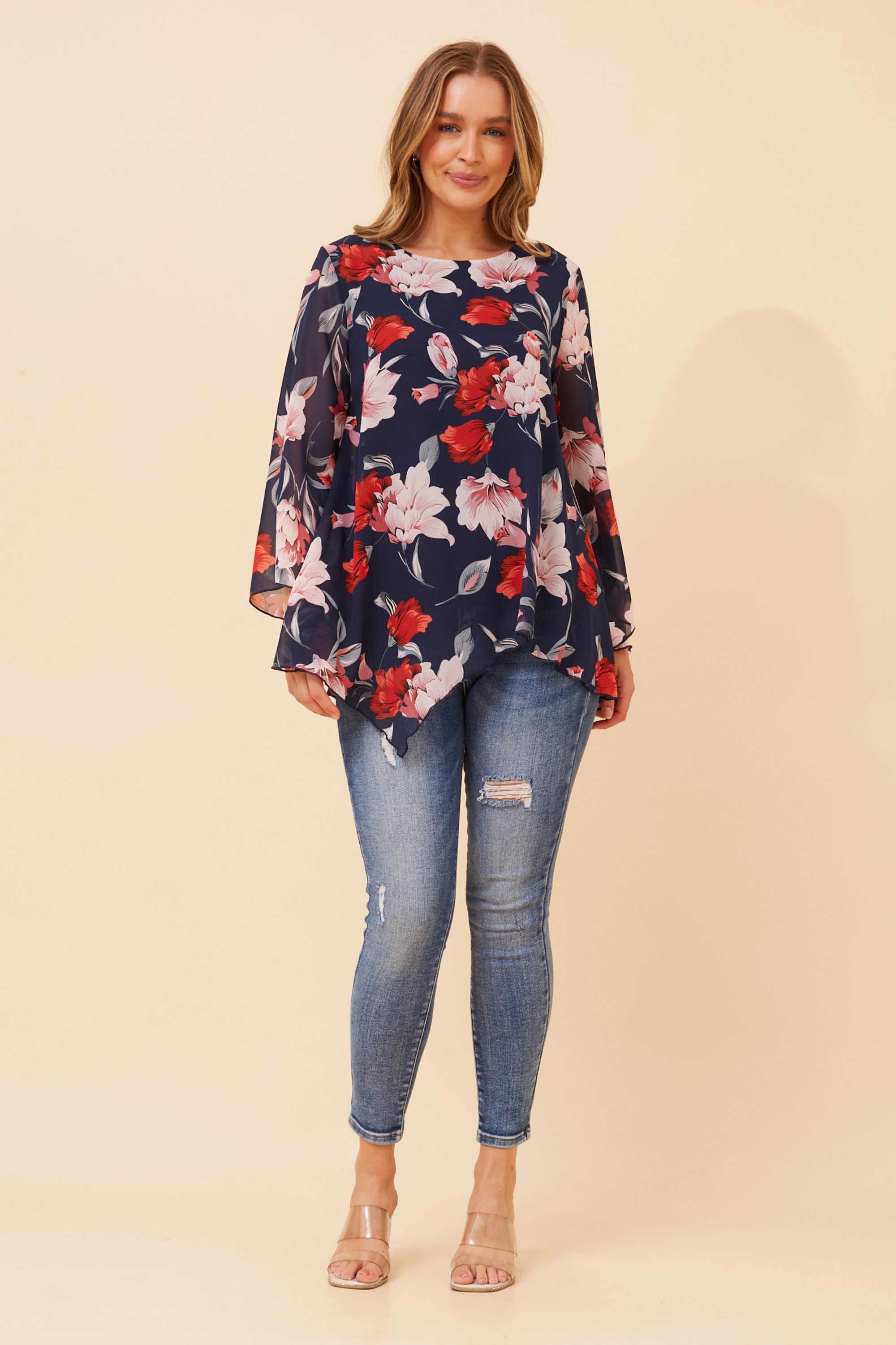Alison floral print top & Buy Online & Femme Connection