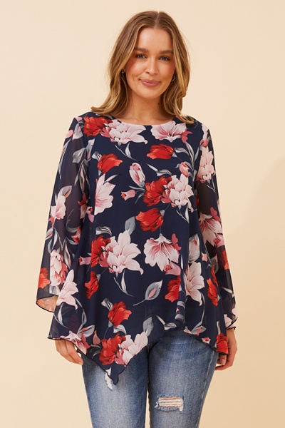 Alison floral print top & Buy Online & Femme Connection