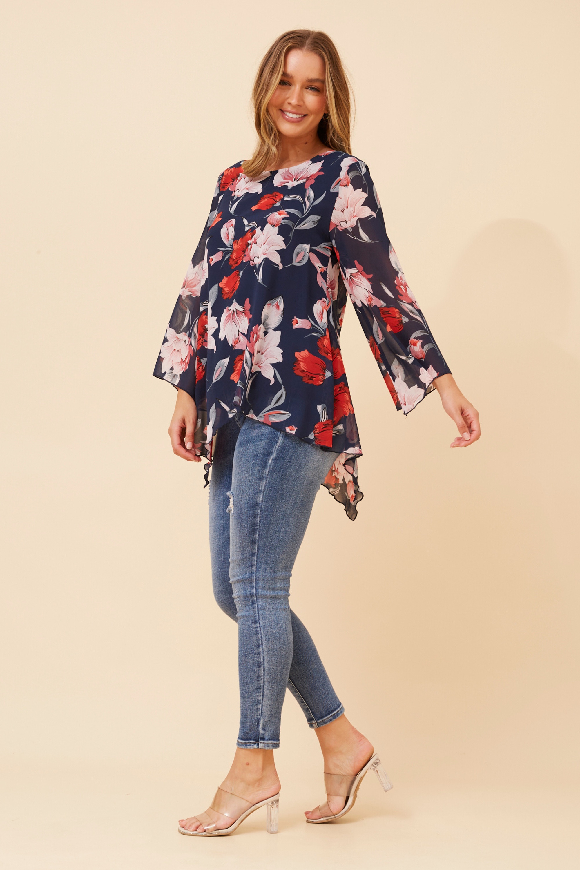 Alison floral print top & Buy Online & Femme Connection