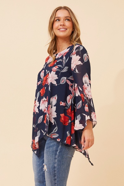 Alison floral print top & Buy Online & Femme Connection