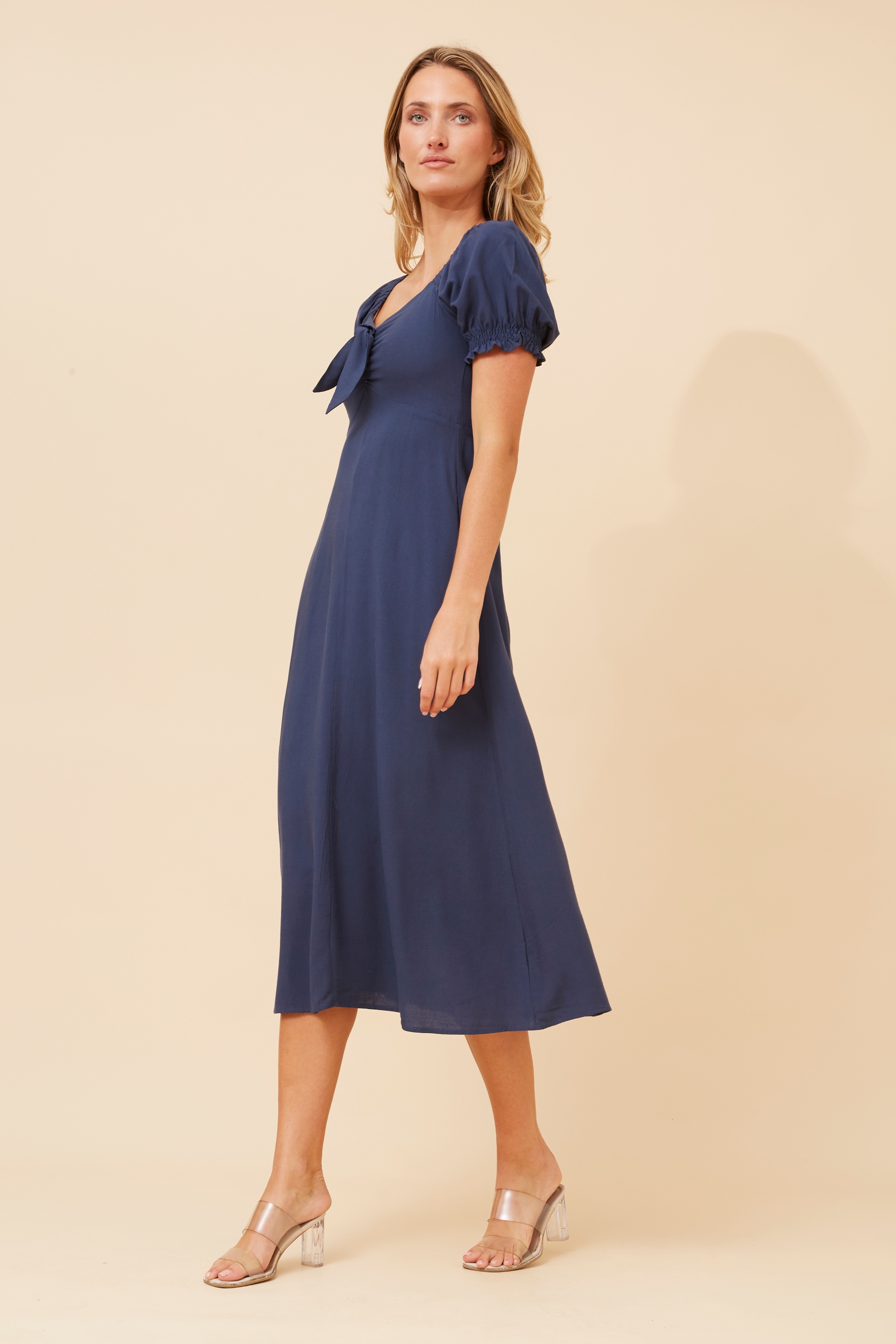 Faith bow front dress & Buy Online & Femme Connection