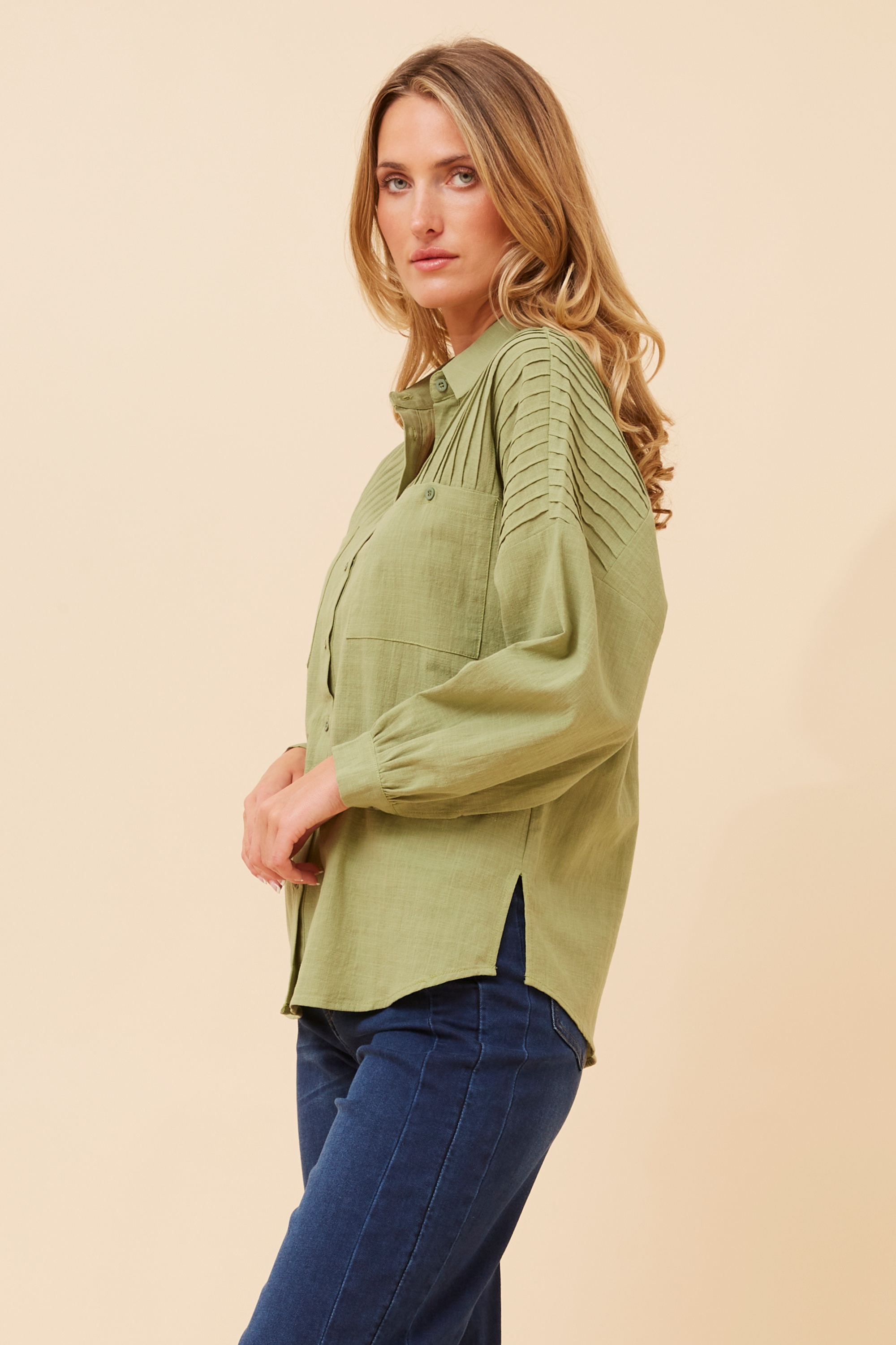 Hera solid shirt & Buy Online & Femme Connection