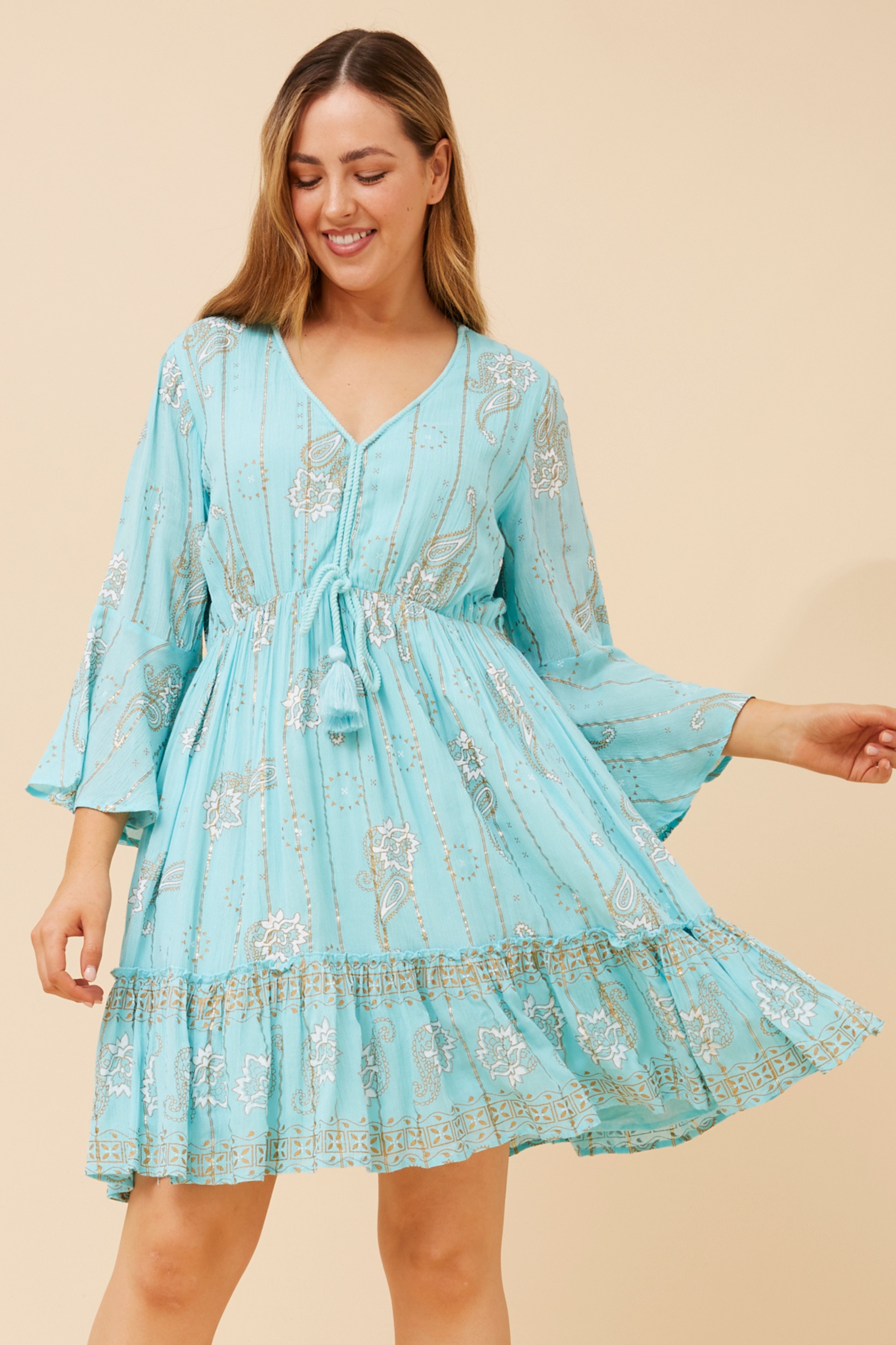 Jamelia paisley print dress & Buy Online & Femme Connection