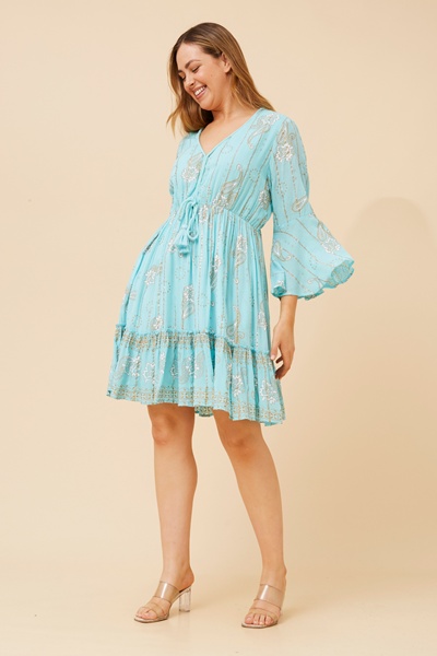 Jamelia paisley print dress & Buy Online & Femme Connection