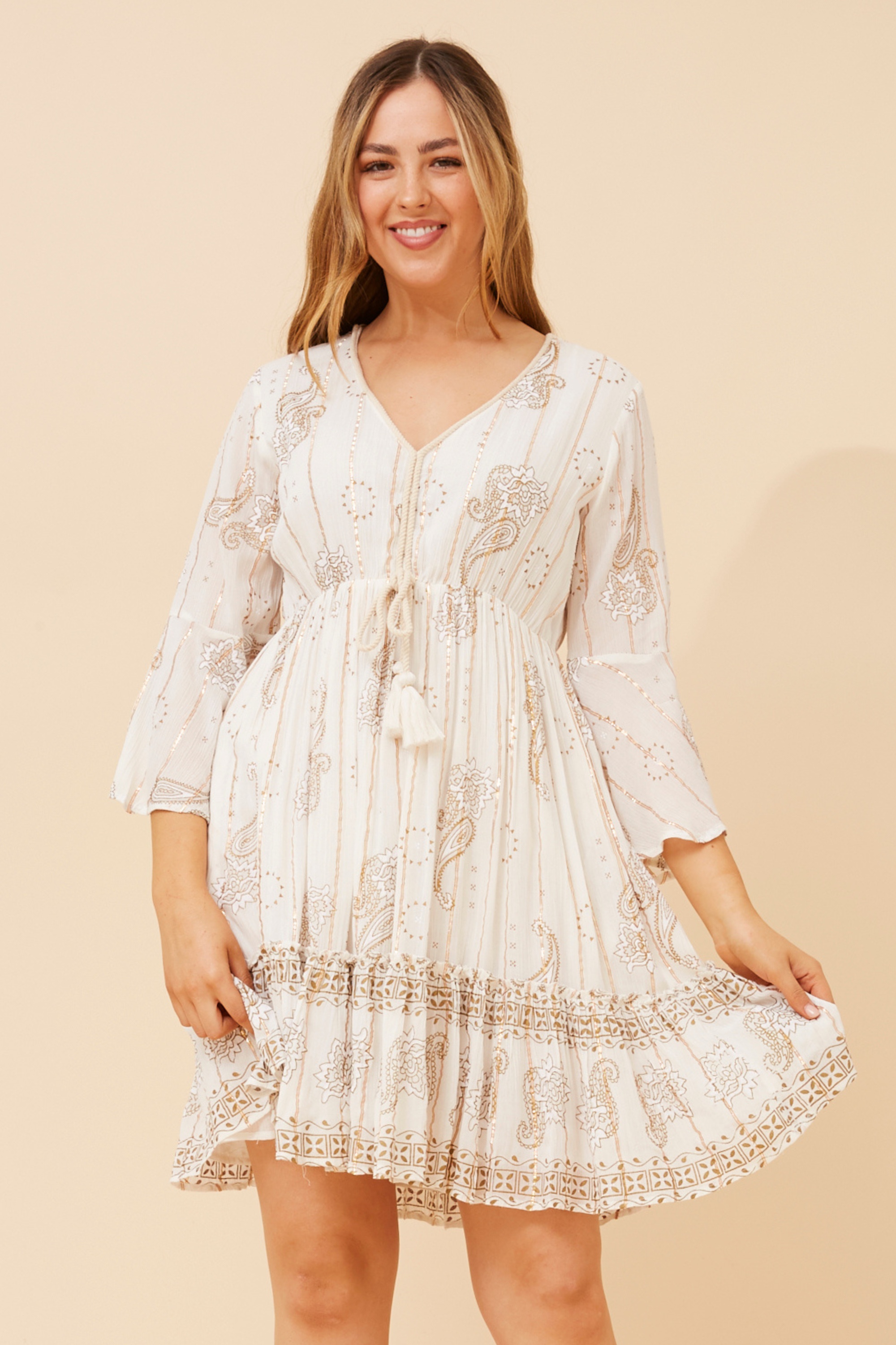 Jamelia paisley print dress & Buy Online & Femme Connection