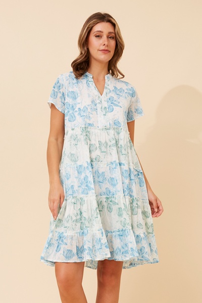 Somya floral tiered dress & Buy Online & Femme Connection