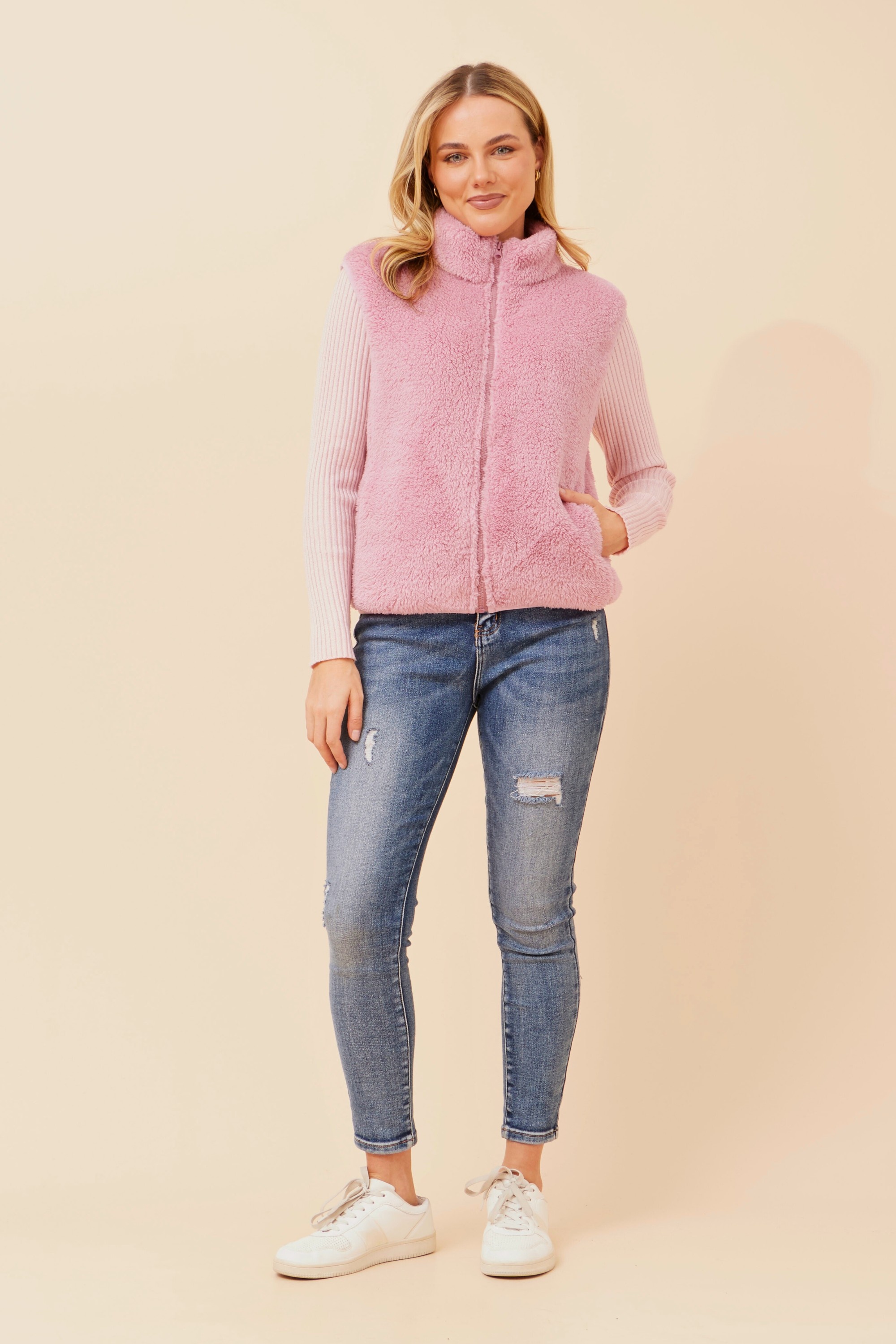Zabrina faux fur vest & Buy Online & Femme Connection